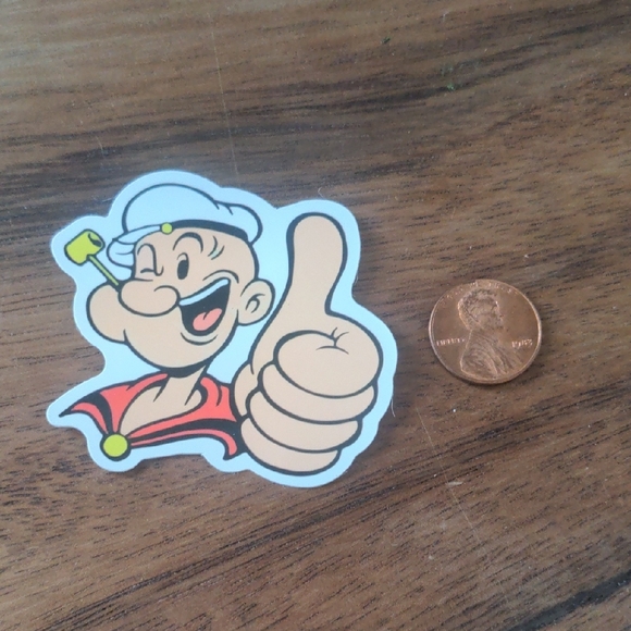 Design | Popeye Cartoon Sticker | Poshmark